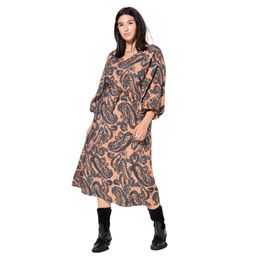 Studio Untold Midikleid in orange | Gr.: 54-56
