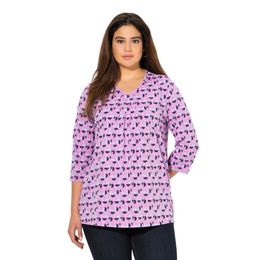 Ulla Popken Shirt in amethyst | Gr.: 46-48