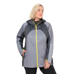 Ulla Popken Funktionsjacke in graphitgrau | Gr.: 46-48