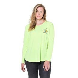 LAURAS&Oslash;N Longsleeve in neon lemon | Gr.: XXL