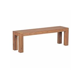 KADIMA DESIGN Esszimmer Sitzbank MUMBAI Massiv-Holz 140 x 45 x 35 cm in Akazie | Gr.: 120 x 35 x 45 cm