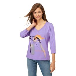 LAURAS&Oslash;N Shirt in blauer flieder | Gr.: L