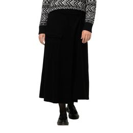 Ulla Popken Midirock in schwarz | Gr.: 50-52