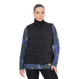 Ulla Popken Weste in schwarz | Gr.: 46-48