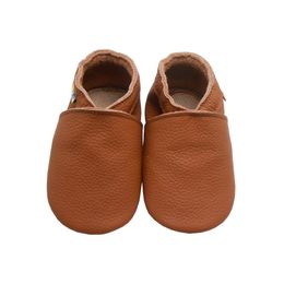 Yalion Baby Krabbelschuhe aus Leder, weiche Lauflernschuhe mit rutschfester Sohle | Gr.: 22/23