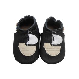 Yalion Baby Krabbelschuhe aus Leder, weiche Lauflernschuhe mit rutschfester Sohle | Gr.: 22/23