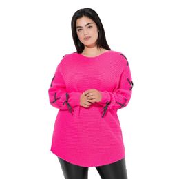 Angel of Style Pullover in neon berry | Gr.: 46-48