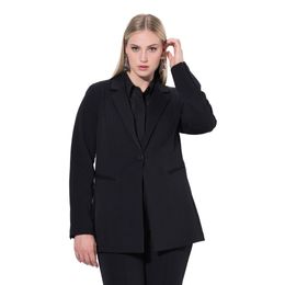 Ulla Popken Jerseyblazer in schwarz | Gr.: 54-56