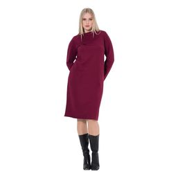 Ulla Popken Kleid in bordeaux | Gr.: 50-52