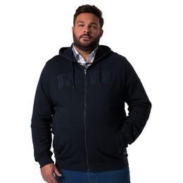 Men Plus Sweatjacke in navy blau | Gr.: L