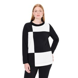 Ulla Popken Longsleeve in schwarz | Gr.: 42-44