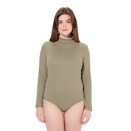 Ulla Popken Longsleeve in stein grau | Gr.: 58-60