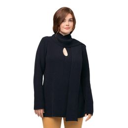 Ulla Popken Pullover in marine | Gr.: 42-44