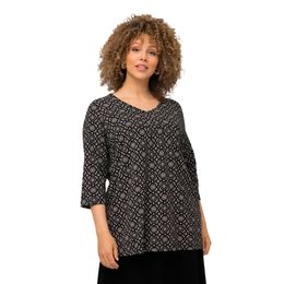 Ulla Popken Shirt in schwarz | Gr.: 66-68