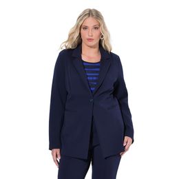 Ulla Popken Jerseyblazer in marine | Gr.: 46-48