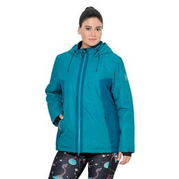 Ulla Popken Funktionsjacke in smaragd | Gr.: 46-48