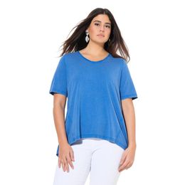 Ulla Popken Longshirt in pfauenblau | Gr.: 62/64
