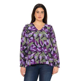 Ulla Popken Bluse in schwarz | Gr.: 46-48