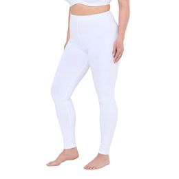 Ulla Popken Leggings in schneewei&szlig; | Gr.: 46-48