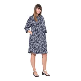 Ulla Popken Midikleid in k&ouml;nigsblau | Gr.: 42-44