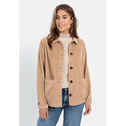 Camel Active Cordjacke aus reiner Baumwolle in Beige | Gr.: 40