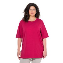 Ulla Popken Shirt in dunkle himbeere | Gr.: 46-48
