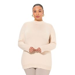 Ulla Popken Pullover in natur melange | Gr.: 50-52