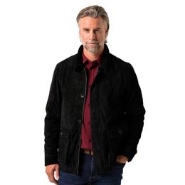 Boston Park Lederjacke in schwarz | Gr.: 52/54