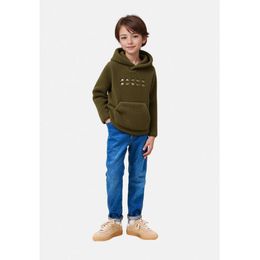Jack & Jones JACK & JONES Junior Hoodie 'Flare Teddy' in gr&uuml;n | Gr.: 110