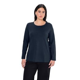 Ulla Popken Shirt in marine | Gr.: 58-60