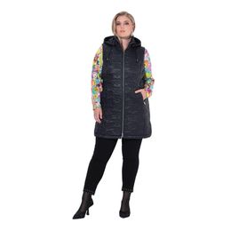 MIAMODA Steppweste in schwarz | Gr.: 42