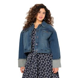 Ulla Popken Jeansjacke in blue denim | Gr.: 46-48