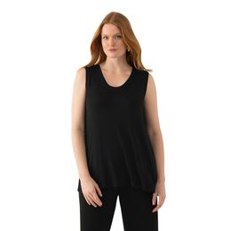 Ulla Popken Strick-Top in schwarz | Gr.: 58-60