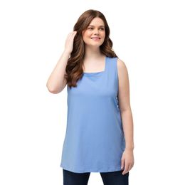 Ulla Popken Longshirt in wolkenblau | Gr.: 46-48