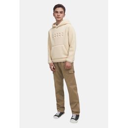Jack & Jones JACK & JONES Junior Hoodie 'Flare Teddy' in creme | Gr.: 140