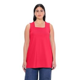 Ulla Popken Longshirt in rot | Gr.: 58-60