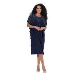 Ulla Popken Midikleid in marine | Gr.: 46-48