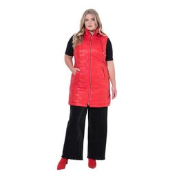 MIAMODA Steppweste in rot | Gr.: 46