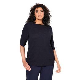Ulla Popken Shirt in marine | Gr.: 46-48
