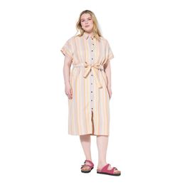 Studio Untold Hemdblusenkleid in beige | Gr.: 50-52