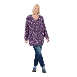 Ulla Popken Shirt in tintenblau | Gr.: 50-52