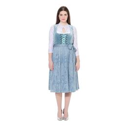 Ulla Popken Kleid in eisblau | Gr.: 56 - Normalgr&ouml;&szlig;e