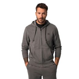 JP1880 Sweatjacke in stahlgrau | Gr.: XL