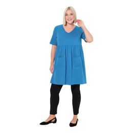 Ulla Popken Longshirt in t&uuml;rkisblau | Gr.: 50-52