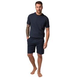 JP1880 Langer Schlafanzug in navy blau | Gr.: XL