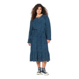 Ulla Popken Midikleid in tintenblau | Gr.: 54-56