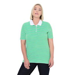 Ulla Popken Poloshirt in smaragdgrün | Gr.: 54-56
