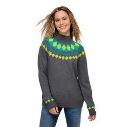 LAURAS&Oslash;N Pullover in grau melange | Gr.: XL