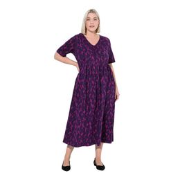 Ulla Popken Kleid in dunkle orchidee | Gr.: 50-52