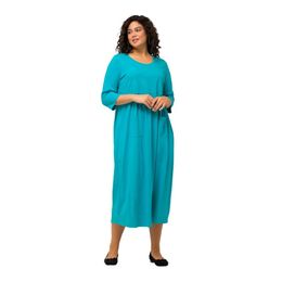 Ulla Popken Kleid in tiefes aqua | Gr.: 46-48